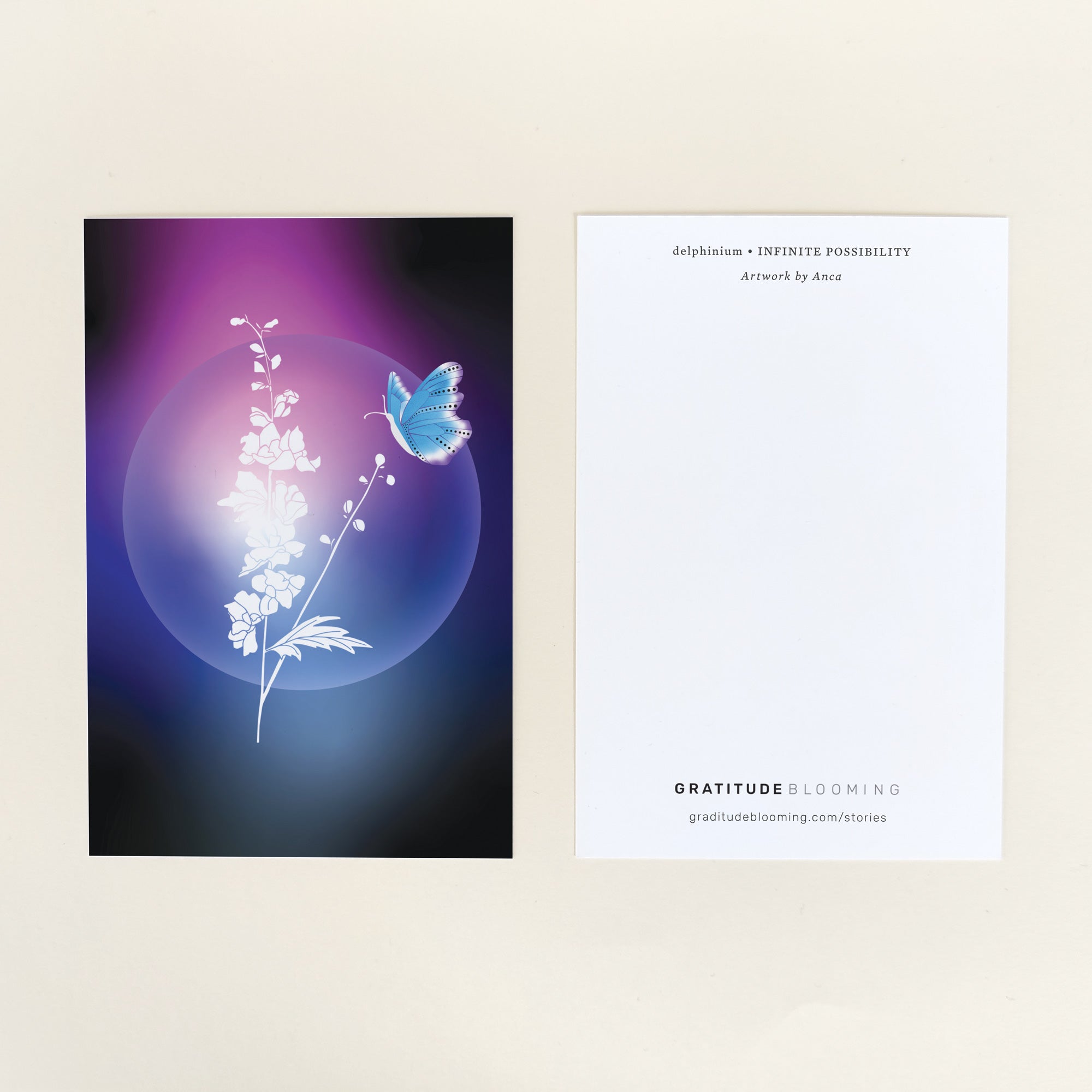Gift Note | Artcard | Gratitude Blooming
